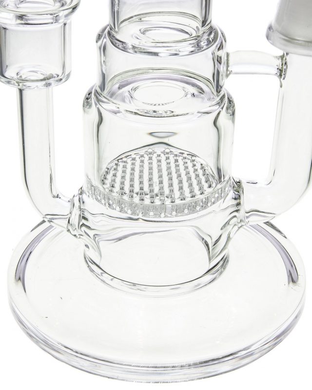 Double Recycler Dab Rig with Honeycomb Perc | Dab Dude