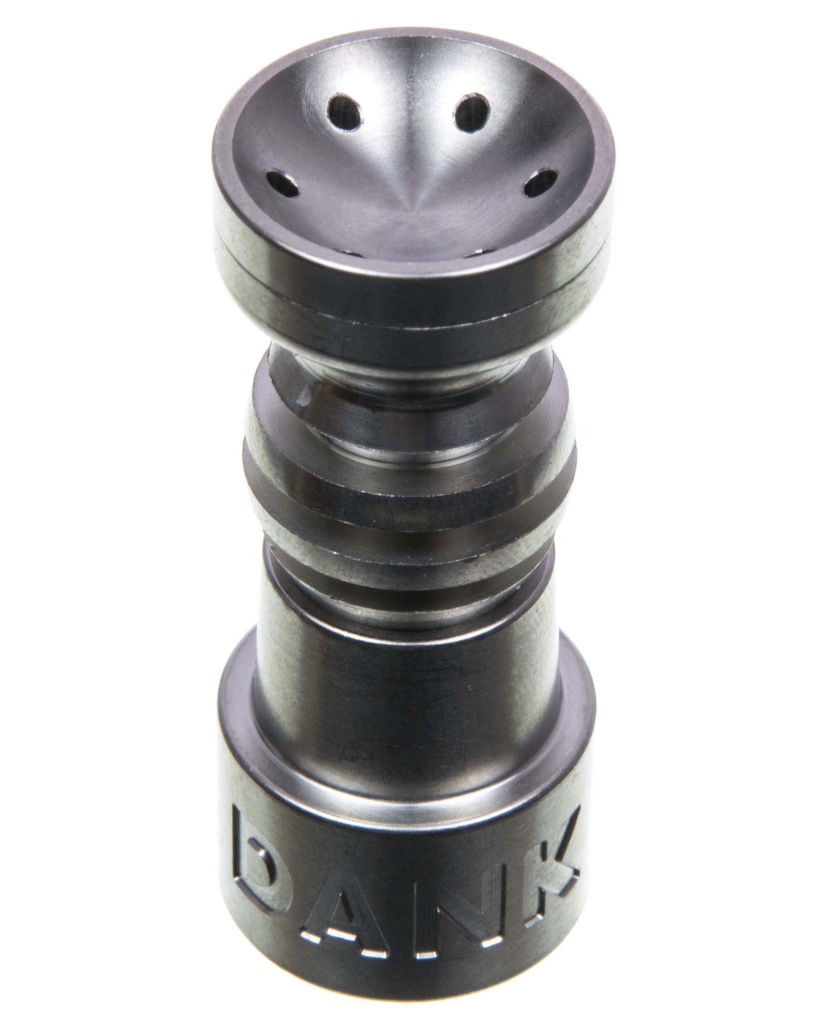 14mm/18mm Domeless Titanium Nail with Showerhead Dish | Dab Dude