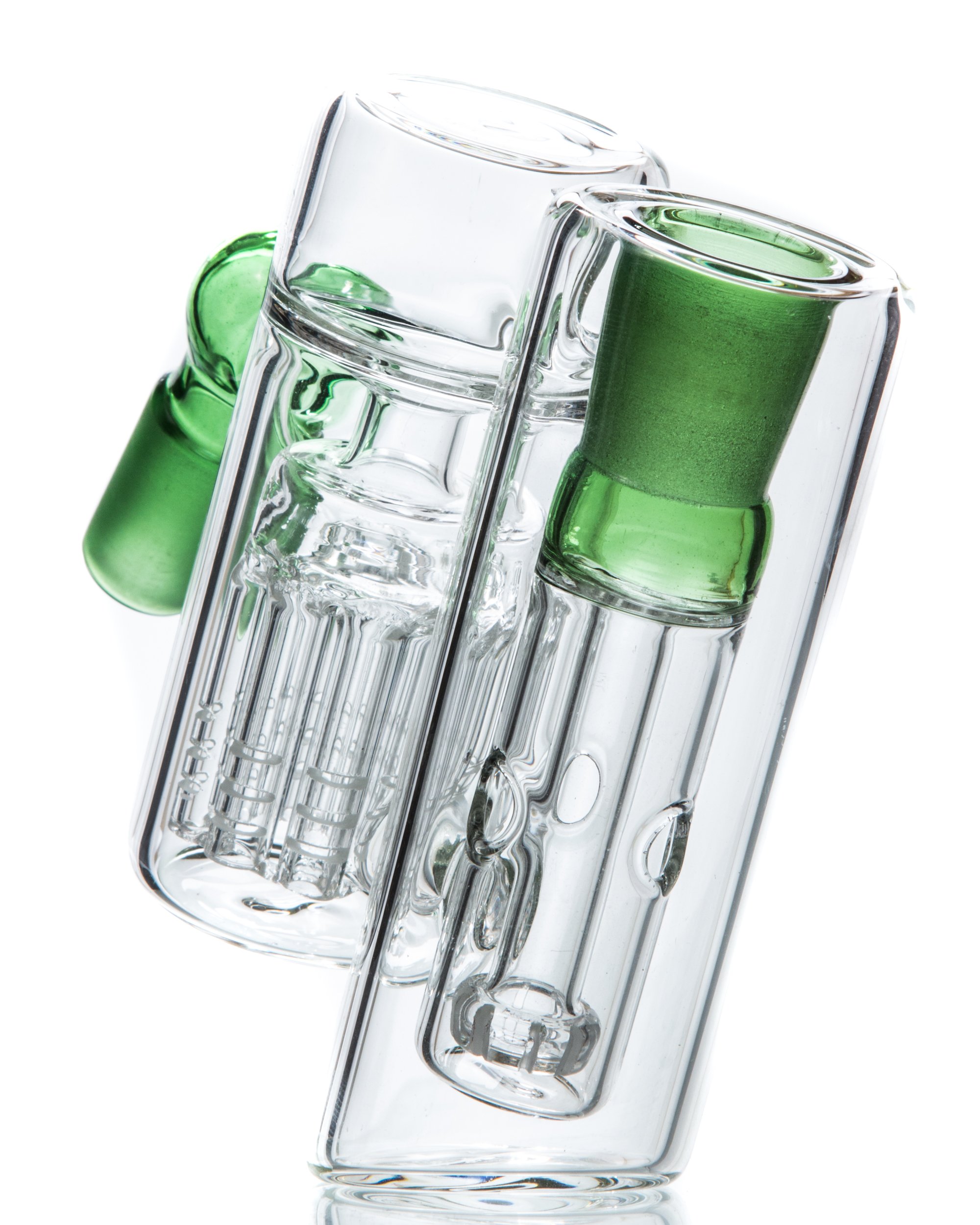 45° Showerhead to Tree Perc Dual Chamber Ashcatcher | Dab Dude