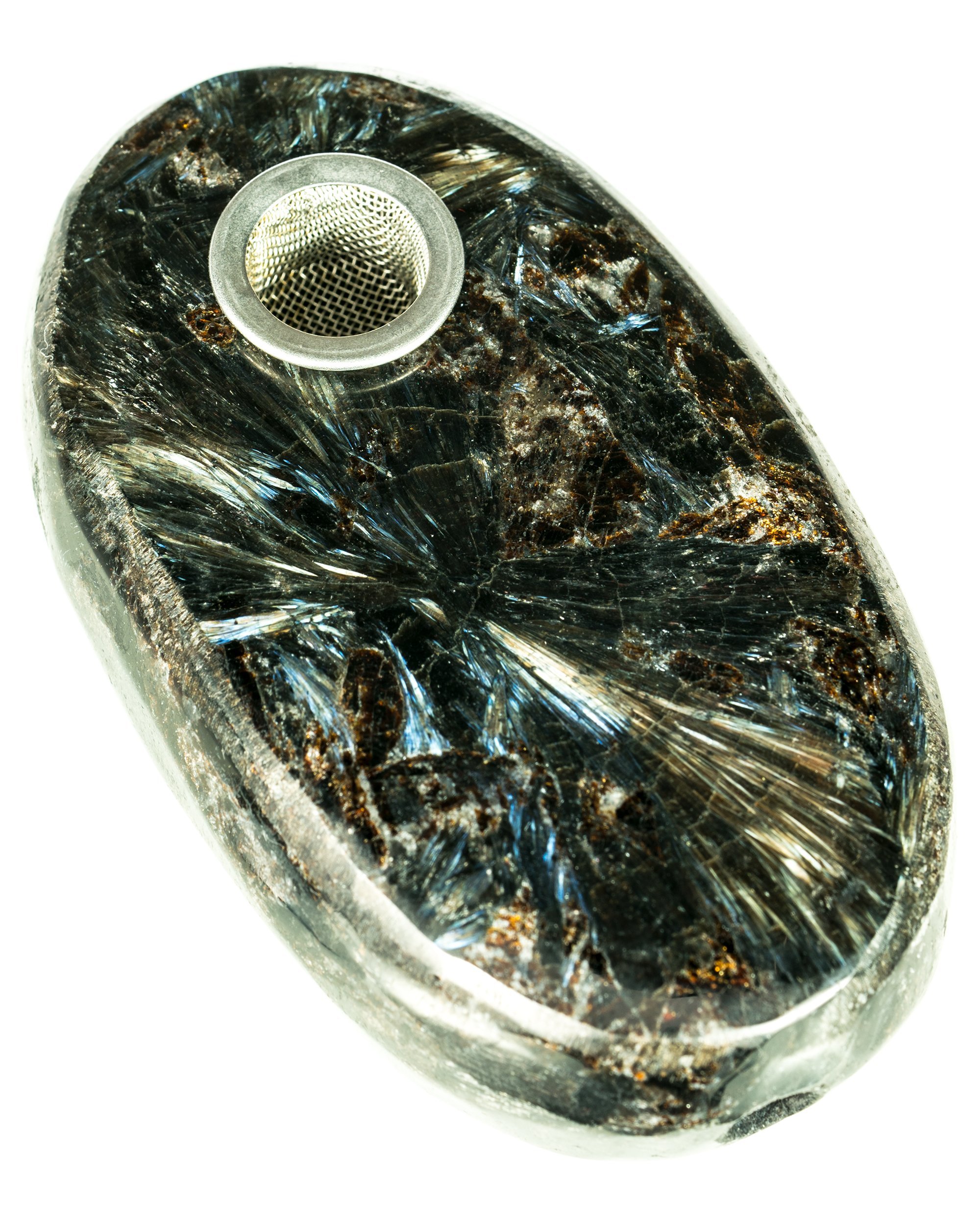 Round Australite Stone Pipe | Dab Dude