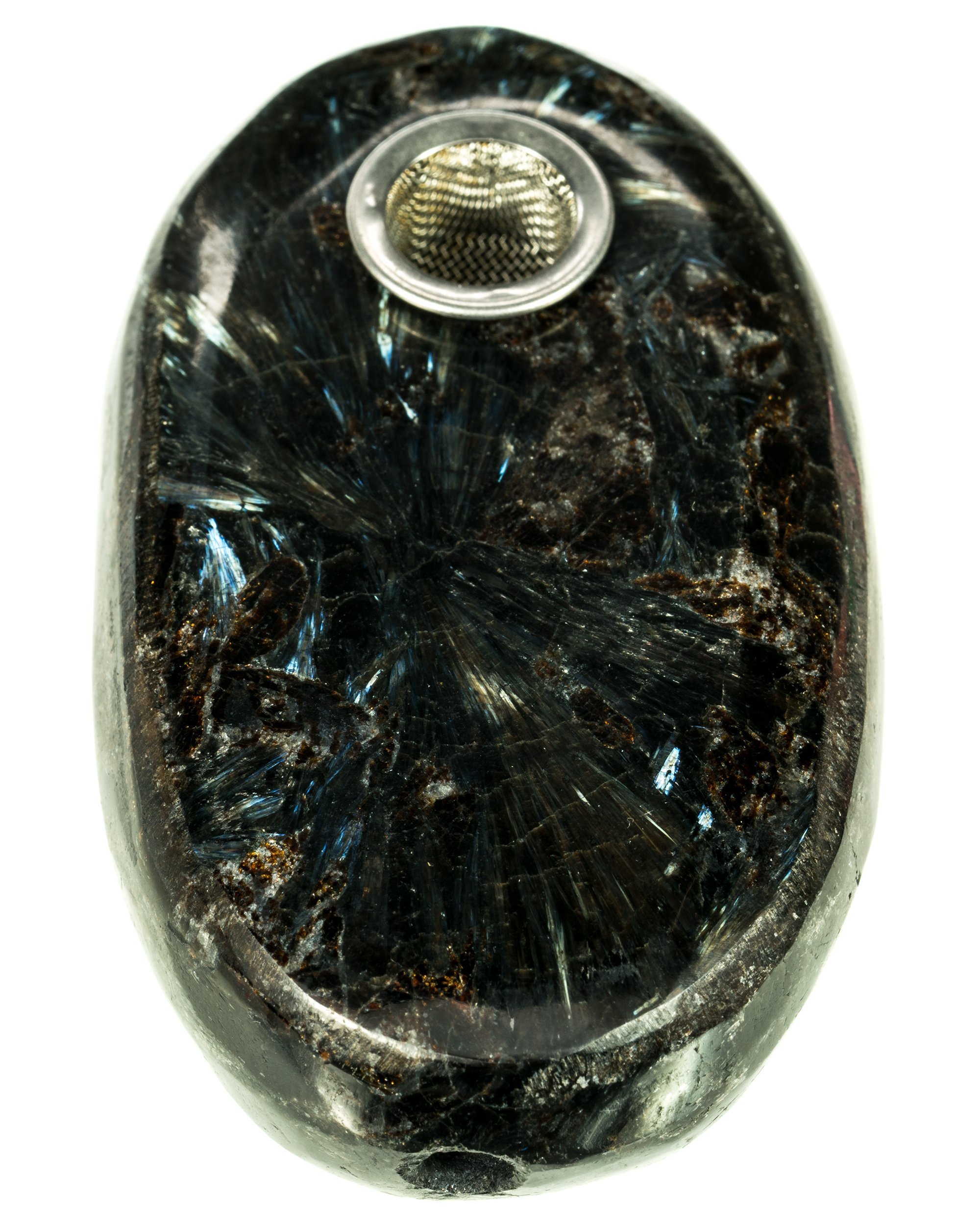 Round Australite Stone Pipe | Dab Dude